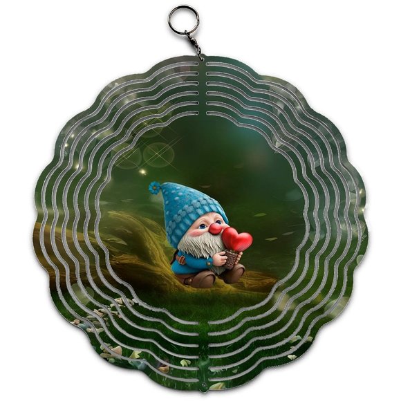 Design | Cute Valentines Day Gnome Dwarf Design Wind Spinner | Poshmark
